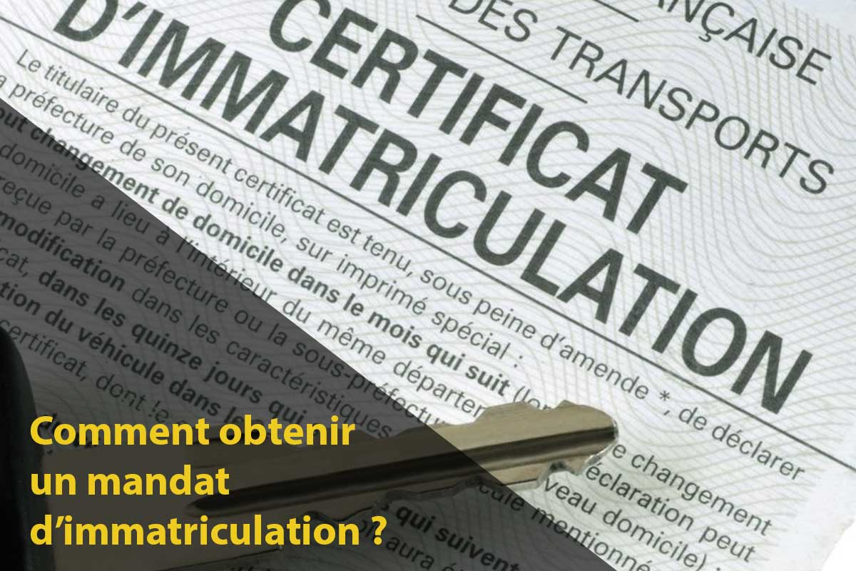 Comment obtenir un mandat d’immatriculation ? - MacDizzy